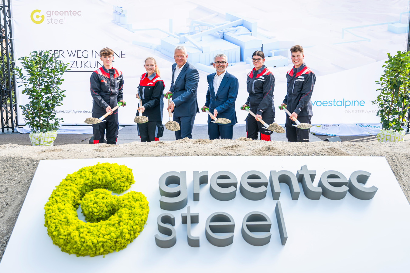 voestalpine greentec steel: groundbreaking ceremony in Donawitz for ...